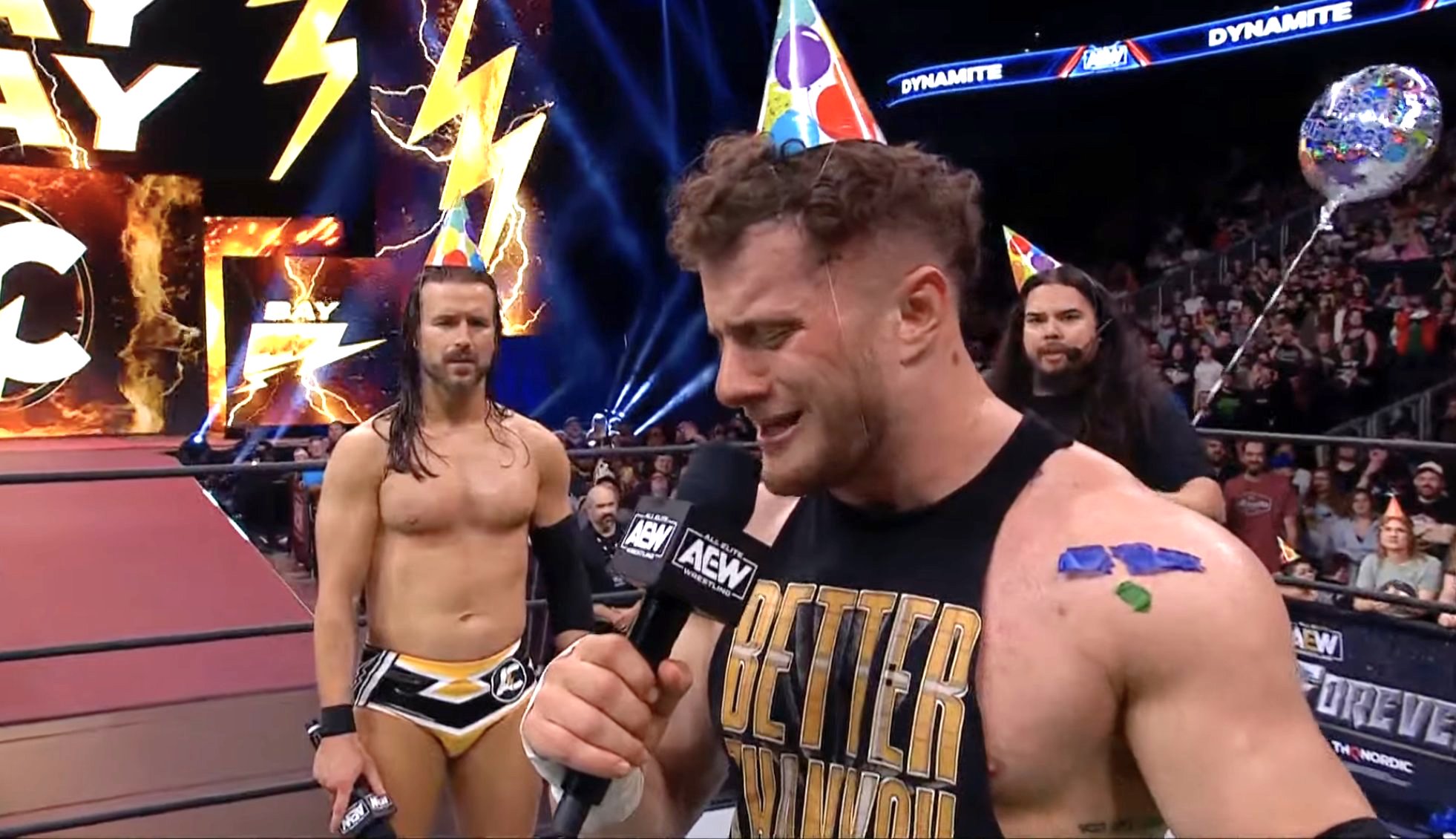 AEW DYNAMITE: MJF Delivers a Birthday Surprise to His 'Buddy' Adam Cole ...
