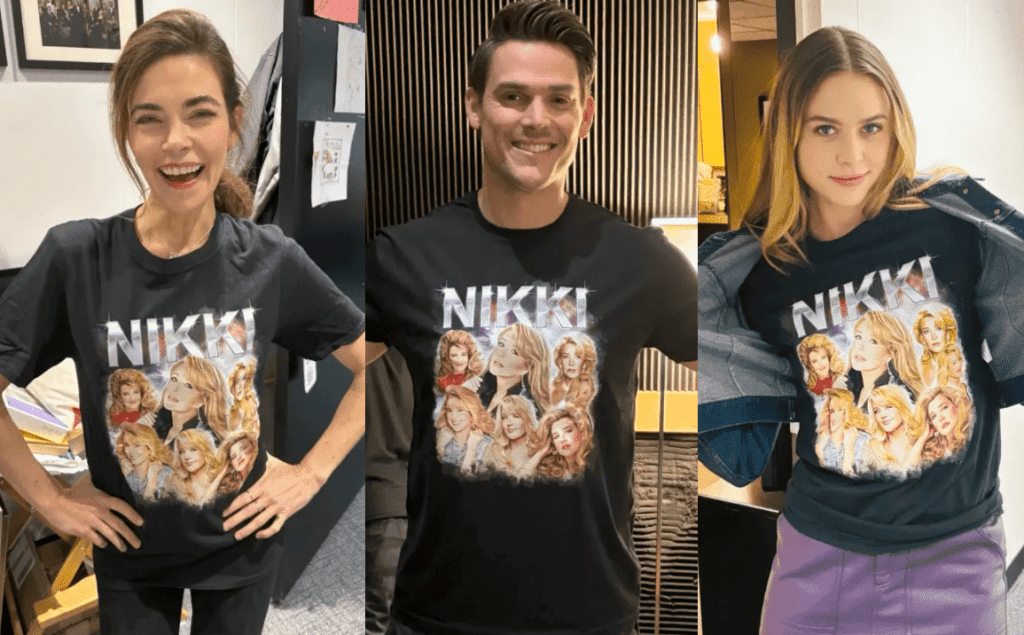 Y&R Reveals Cast In 'Nikki Newman Through The Years' T-Shirts in Honor ...