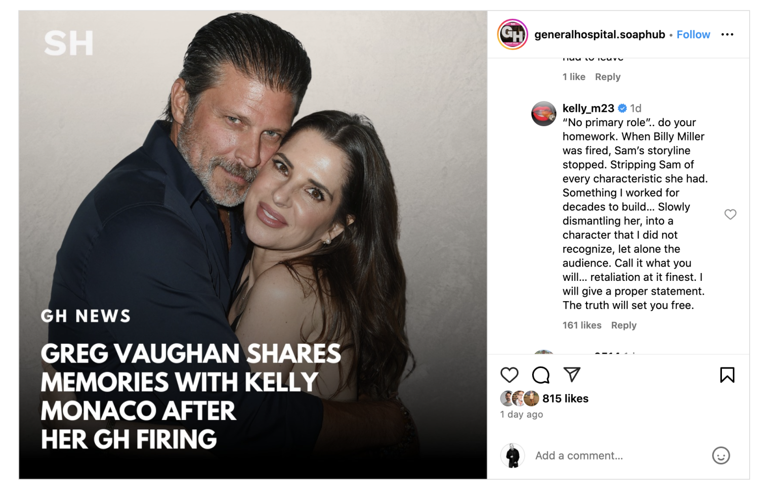 Kelly Monaco Notes 'General Hospital' Alter-Ego Sam McCall Became a ...
