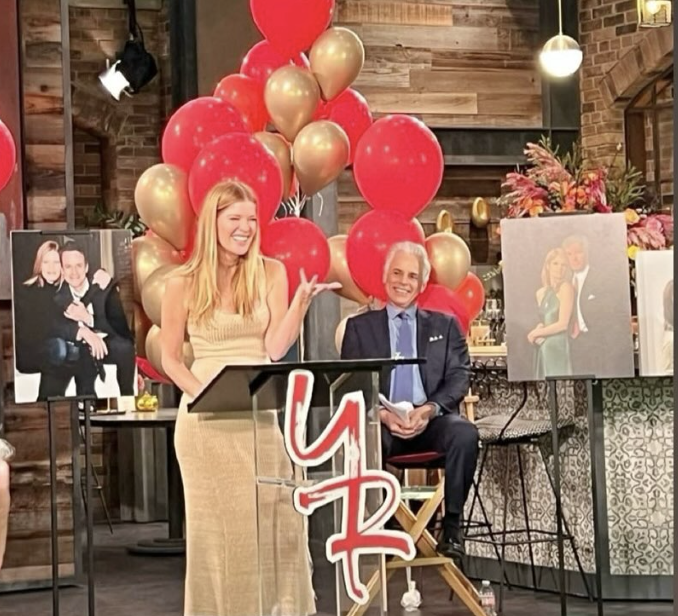 Y&R's Michelle Stafford Celebrates 30 Years of Phyllis During On Set ...