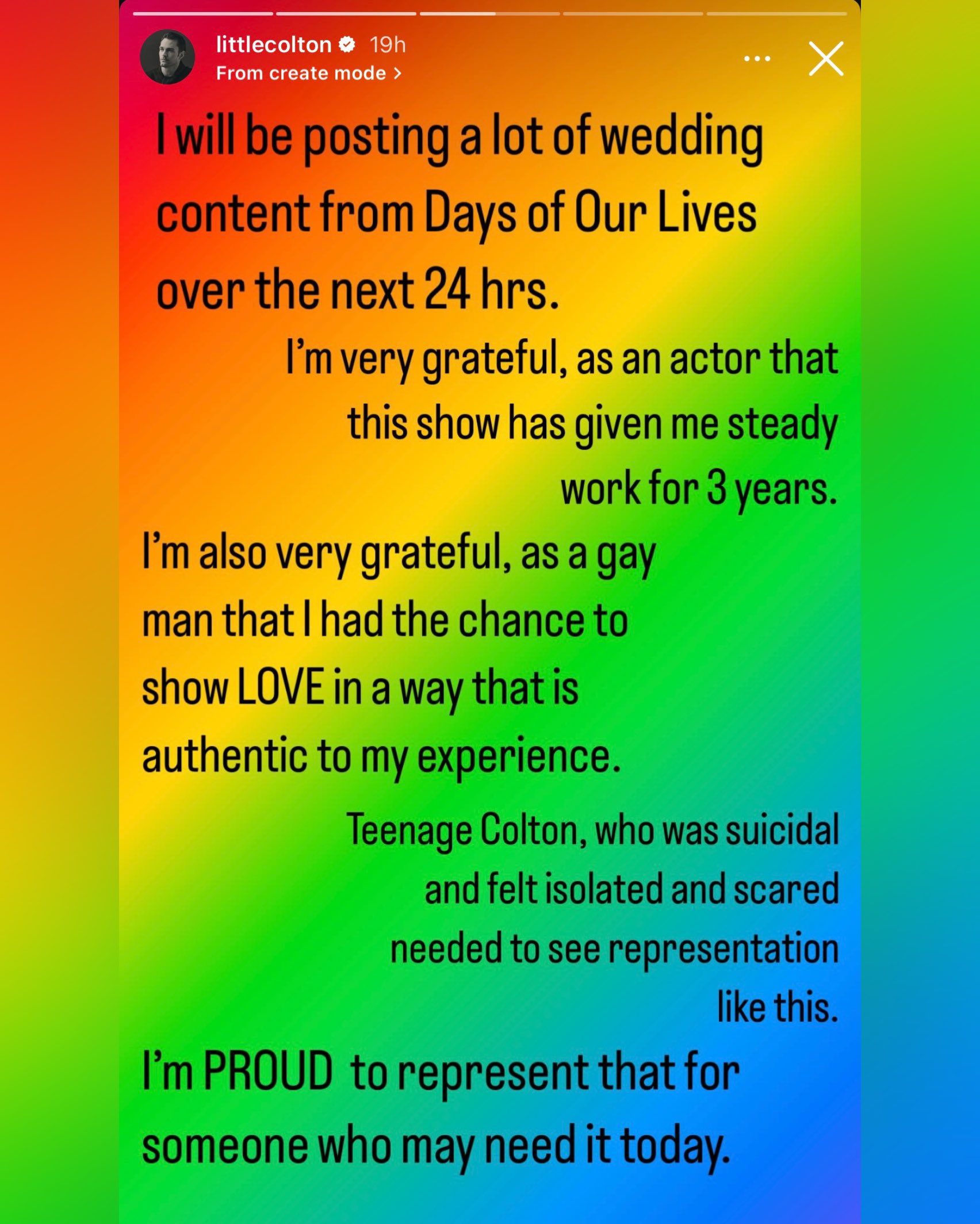 DAYS Colton Little on Importance of Representation on the Soaps: "I'm ...